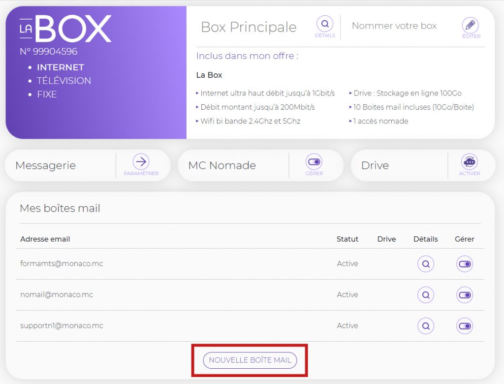 Mail Support - Monaco Telecom
