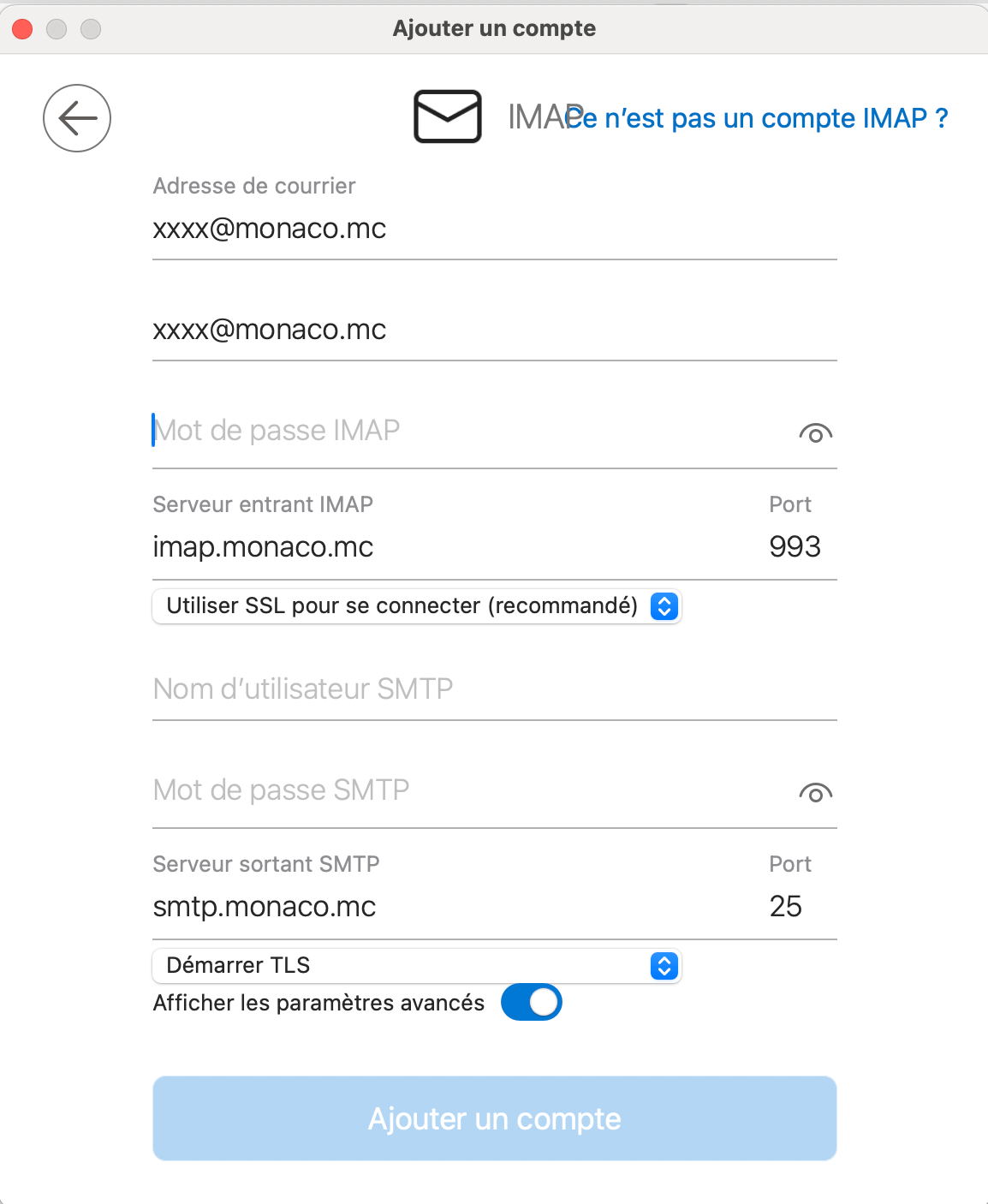 Mail Support - Monaco Telecom