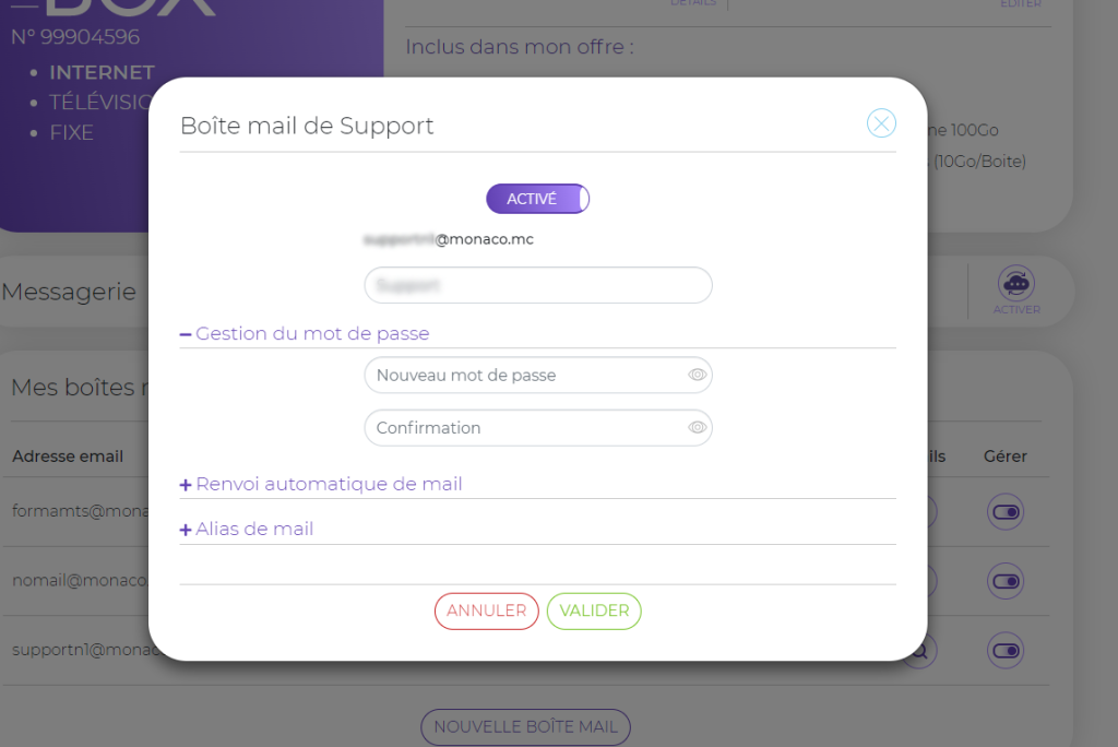 Assistance Mail - Monaco Telecom
